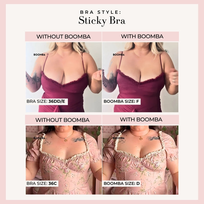 BOOMBA Sticky Bra | Amazing coverage and comfort! – BOOMBA INT