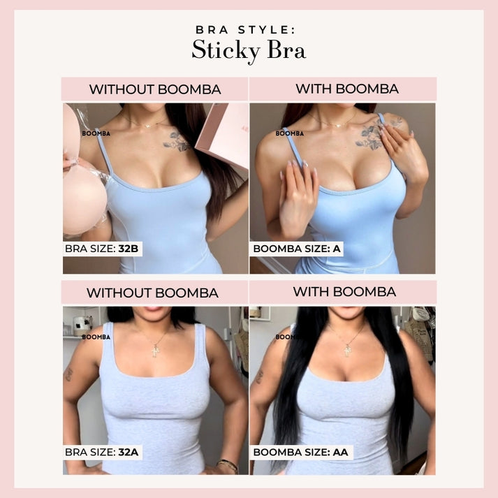 BOOMBA Sticky Bra | Amazing coverage and comfort! – BOOMBA INT