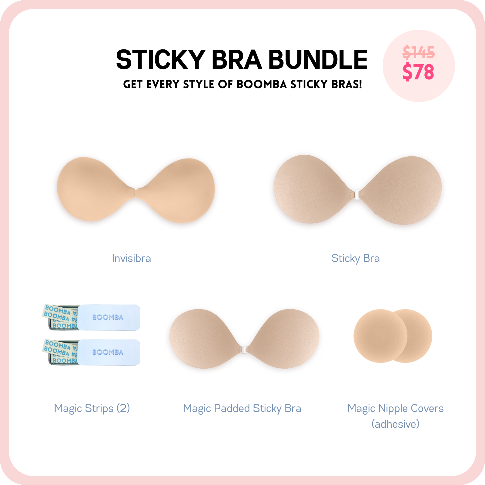 Sticky Bra Bundle – BOOMBA INT