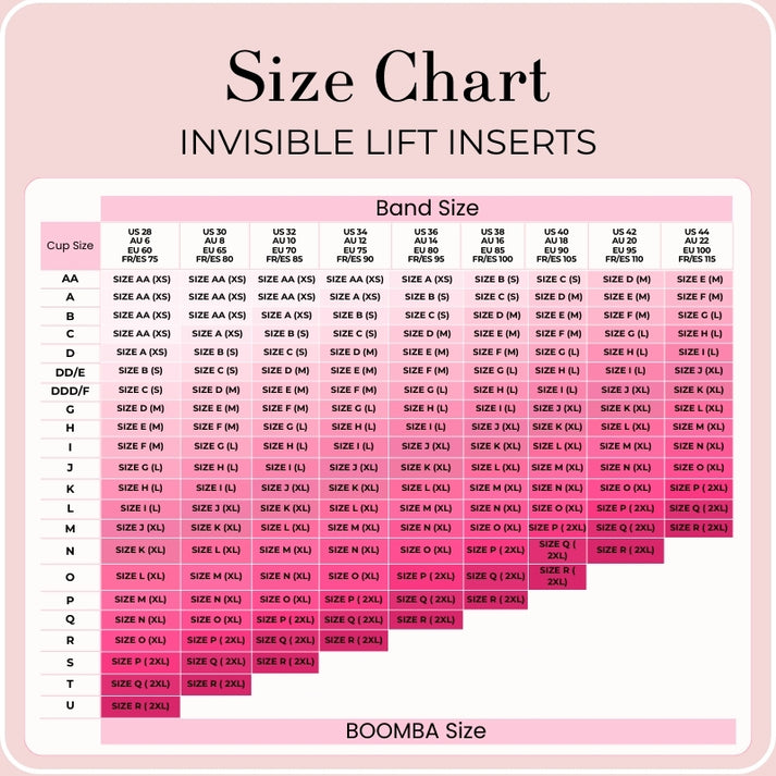 BOOMBA Invisible Lift Inserts – BOOMBA INT